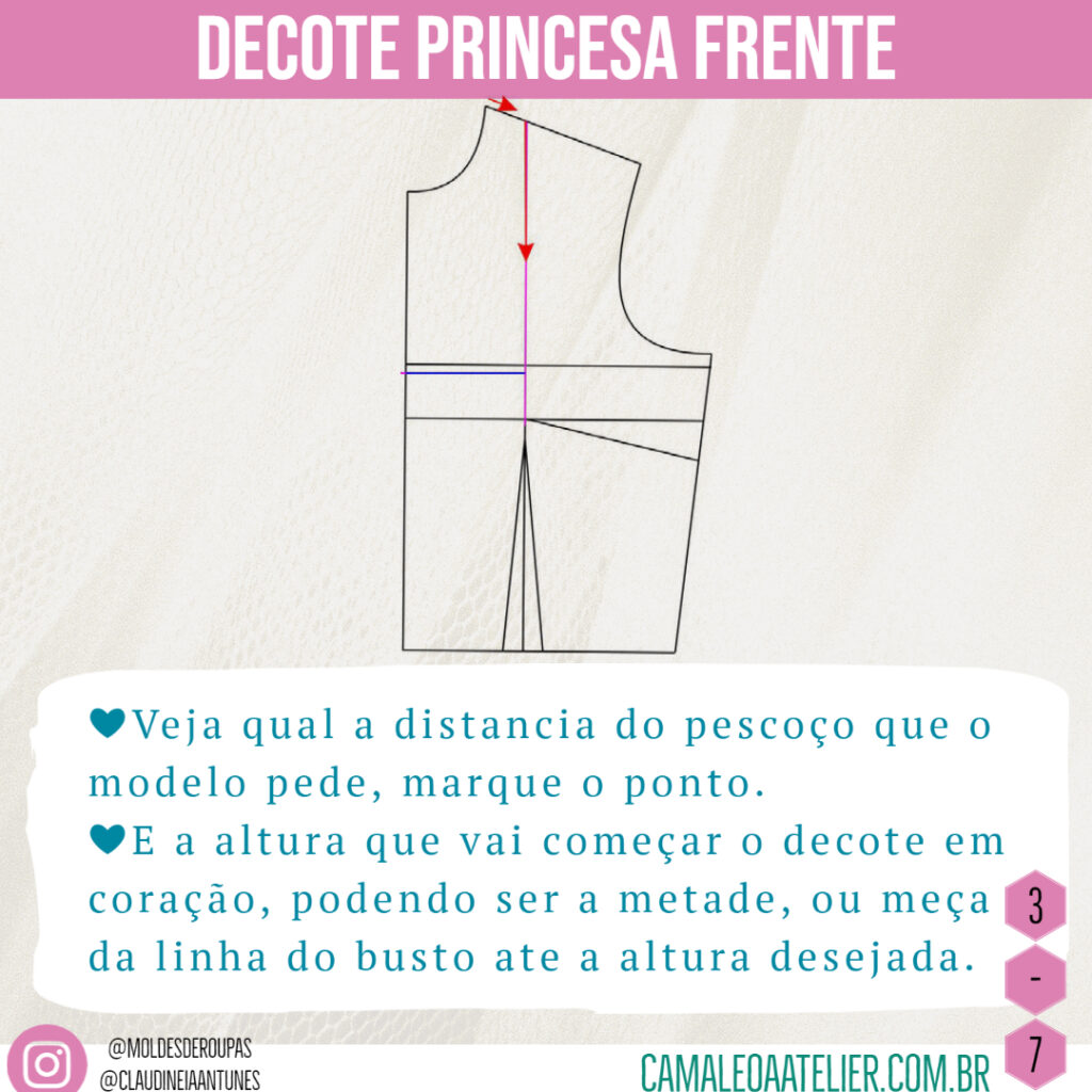 MODELAGEM DECOTE PRINCESA – CAMALEOA ATELIER DE COSTURA