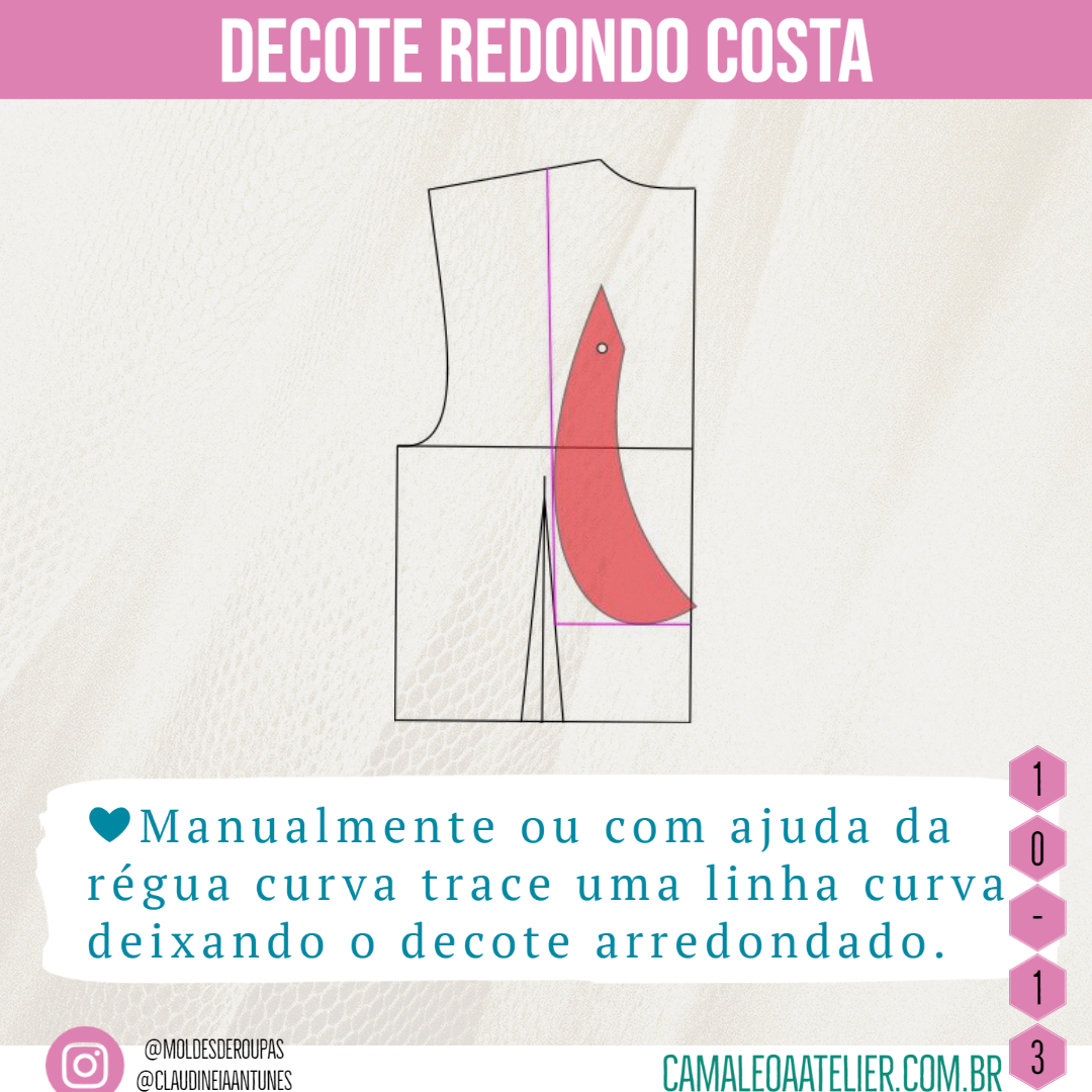 MODELAGEM DECOTE REDONDO – CAMALEOA ATELIER DE COSTURA