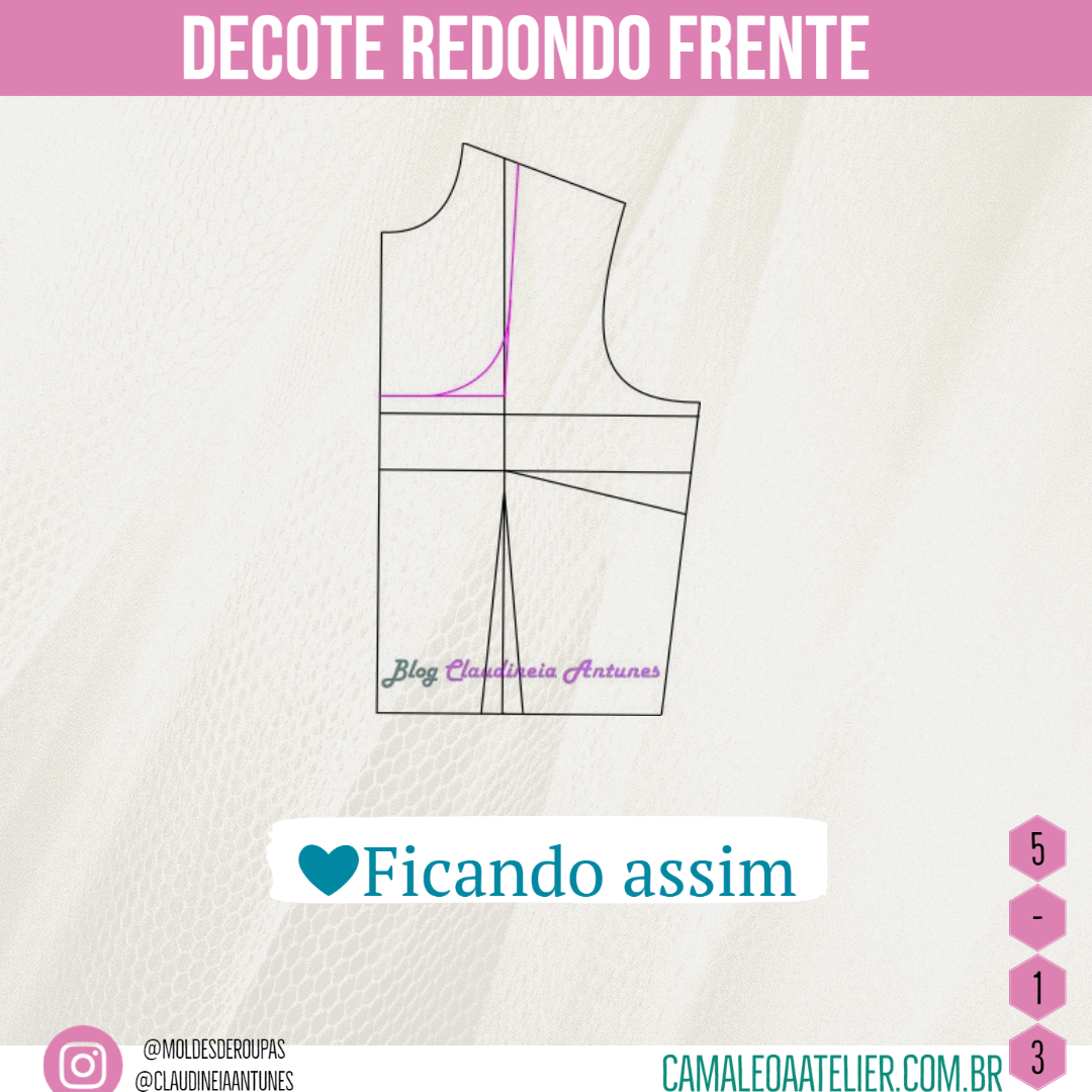 MODELAGEM DECOTE REDONDO – CAMALEOA ATELIER DE COSTURA