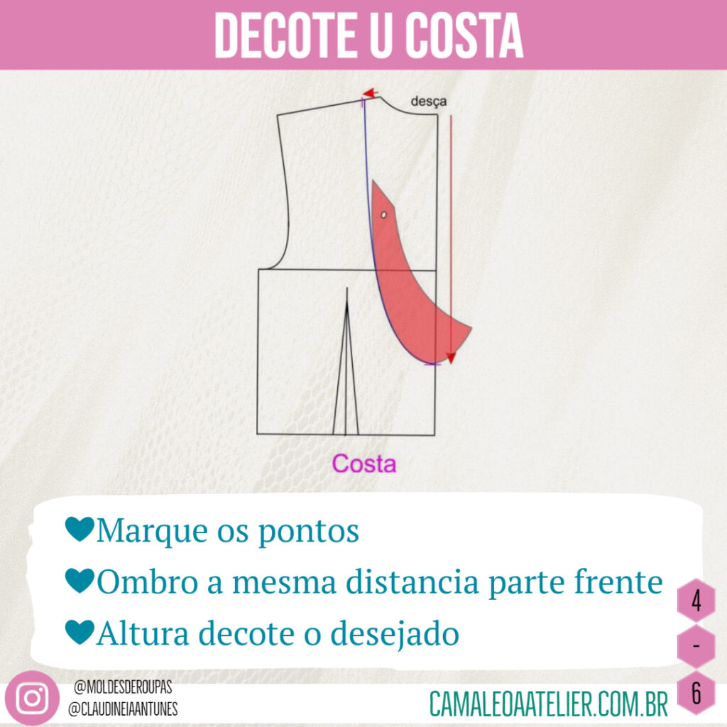 MODELAGEM DECOTE EM U – CAMALEOA ATELIER DE COSTURA