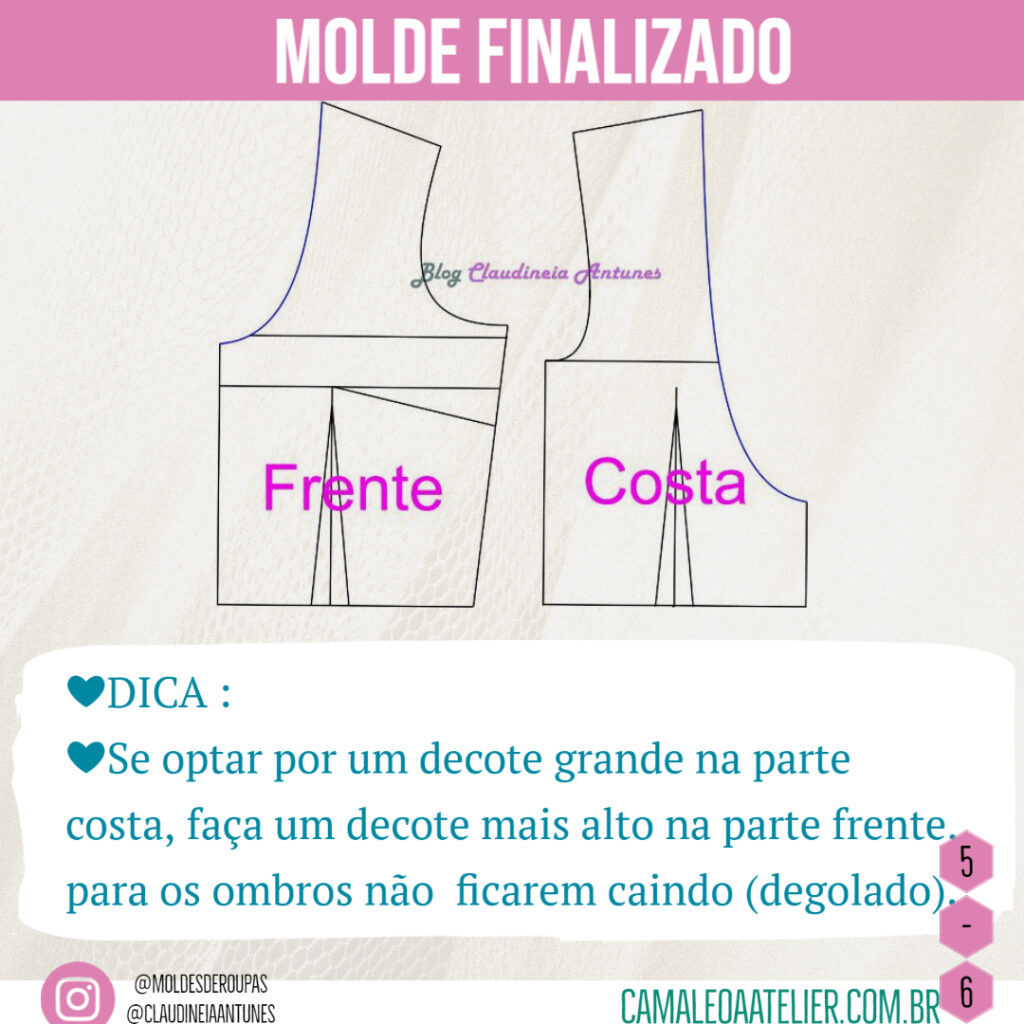 MODELAGEM DECOTE EM U – CAMALEOA ATELIER DE COSTURA